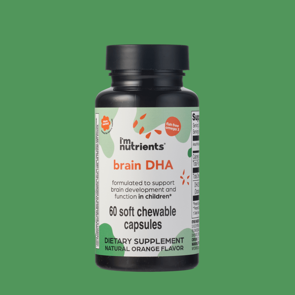Brain DHA | Children's Algae DHA & Omega 3 Supplement – i'm nutrients